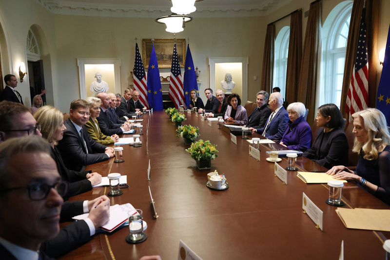 EU and US leaders say they are "bound together by the most dynamic ...